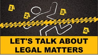 LEGAL MATTERS VOCABULARIO INGLES LIFE LIVE | PPTX