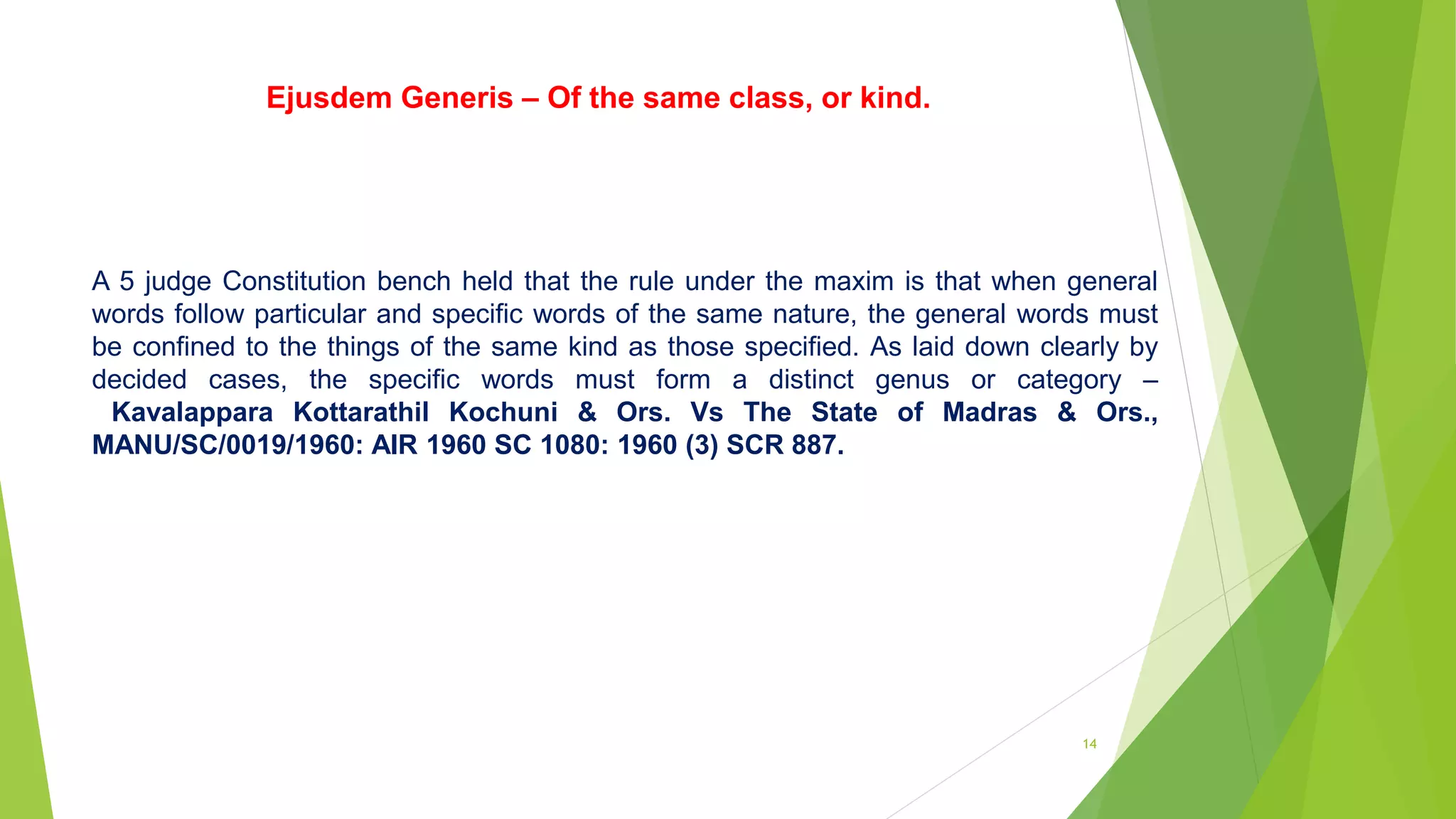 Legal maxims in India | PPTX