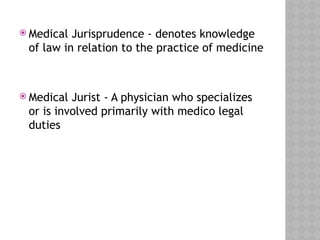 Legal Medicine Notes for Forensic Medicines | PPTX