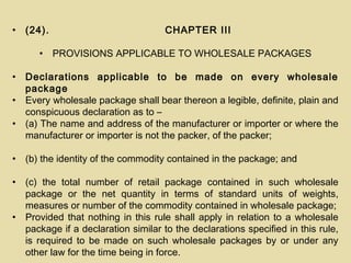 Legal Metrology Workshop Presentation | PPS