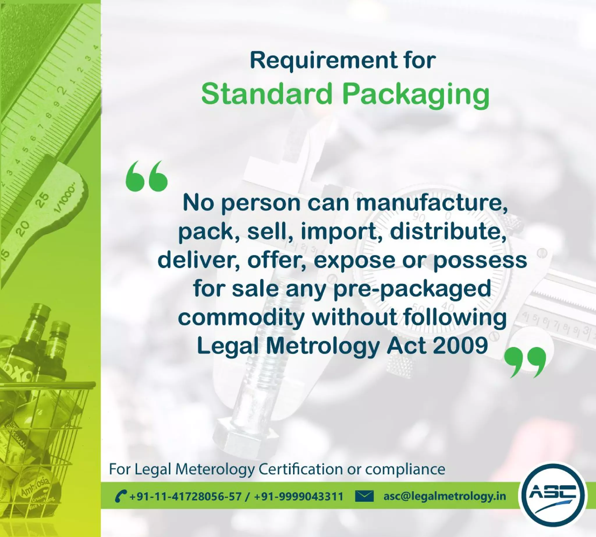 Standards compliance & packaging guidelines | PDF