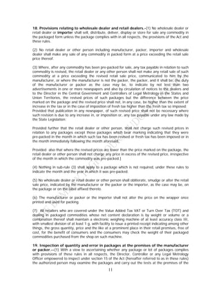 Legal metrologypackagedcommoditiesrules,2011 | PDF