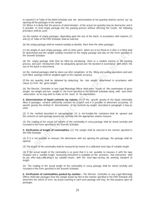 Legal metrologypackagedcommoditiesrules,2011 | PDF