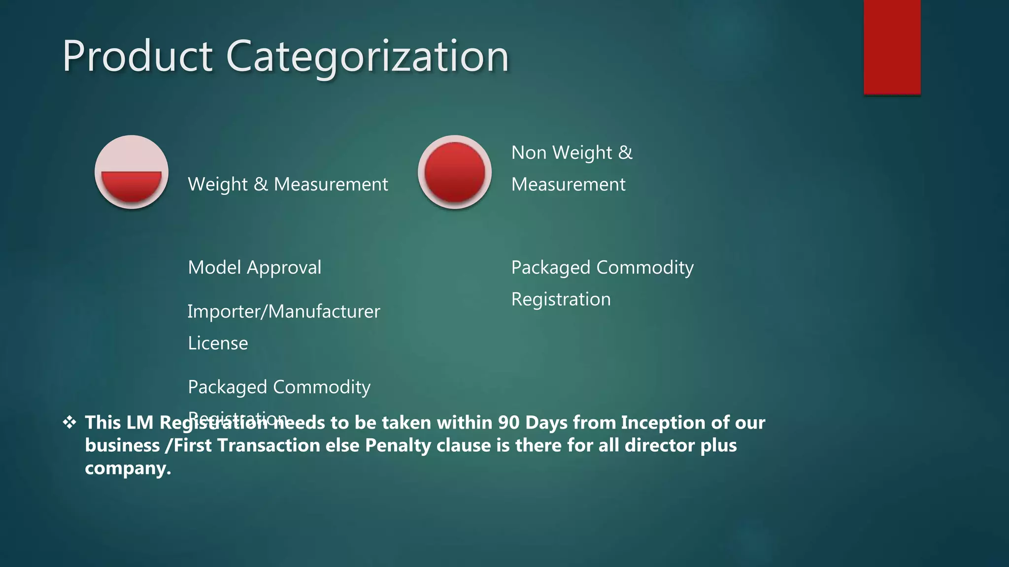Legal Metrology Registration Weight and Measurement | PPTX
