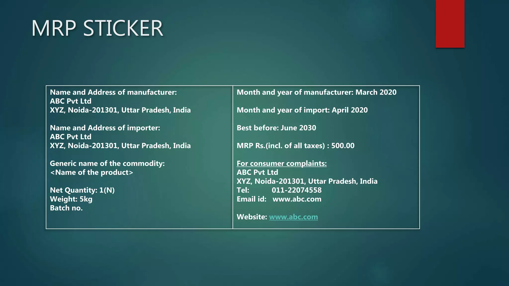 Legal Metrology Registration Weight and Measurement | PPTX