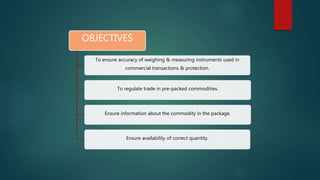 Legal Metrology Registration Weight and Measurement | PPTX