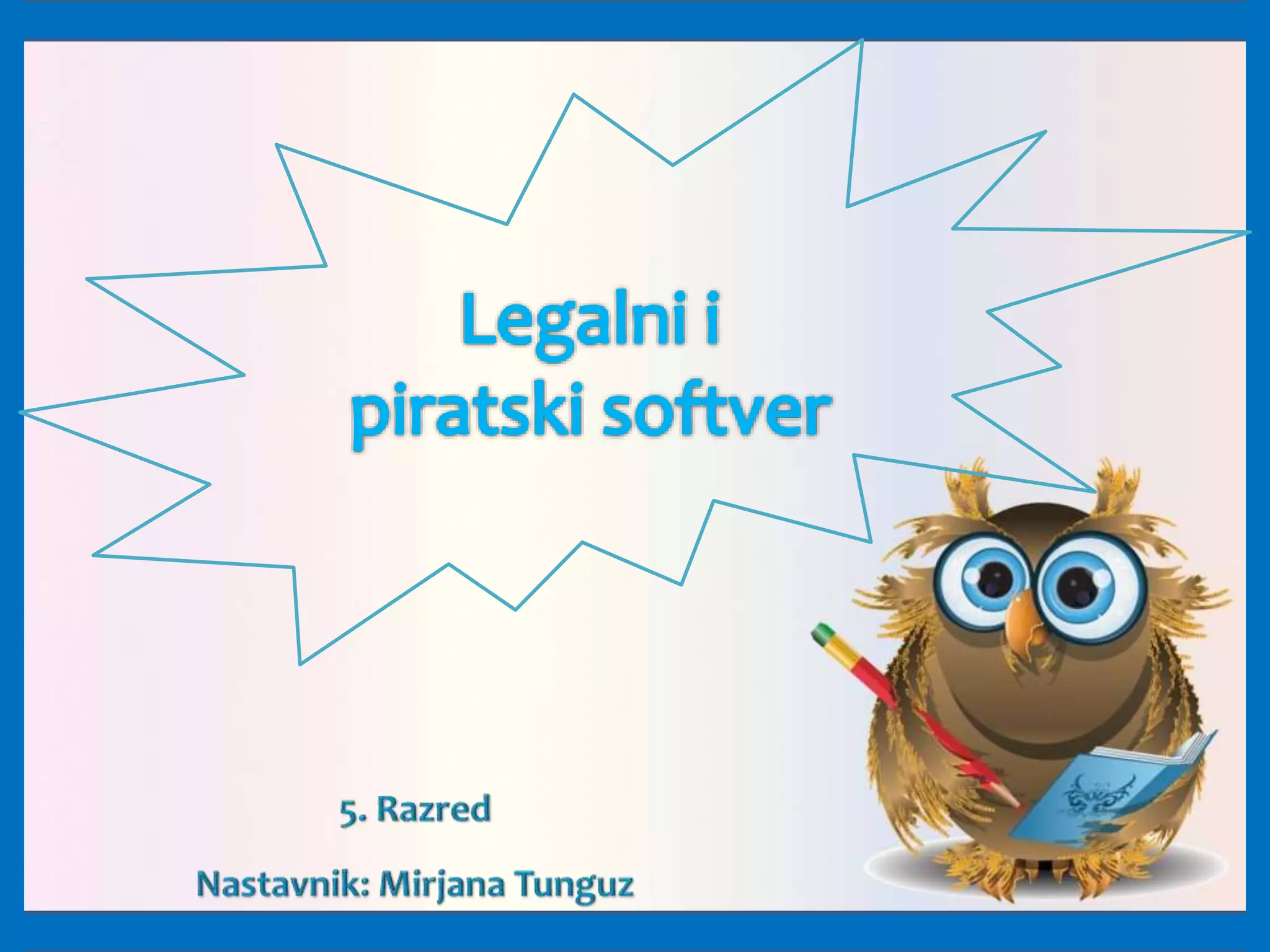 Legalni i piratski softver | PPTX