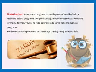 Legalni i piratski softver | PPTX