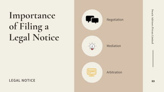 Legal Notice - A Comprehensive Guide | PDF