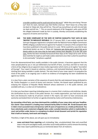 Legal notice _the_indian_express | PDF