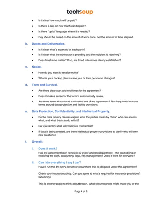 Legal Office Contracts KEY CONSIDERATIONS FOR CONTRACTS | PDF