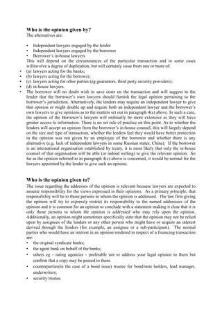 Legal Opinions Brief Review | DOCX
