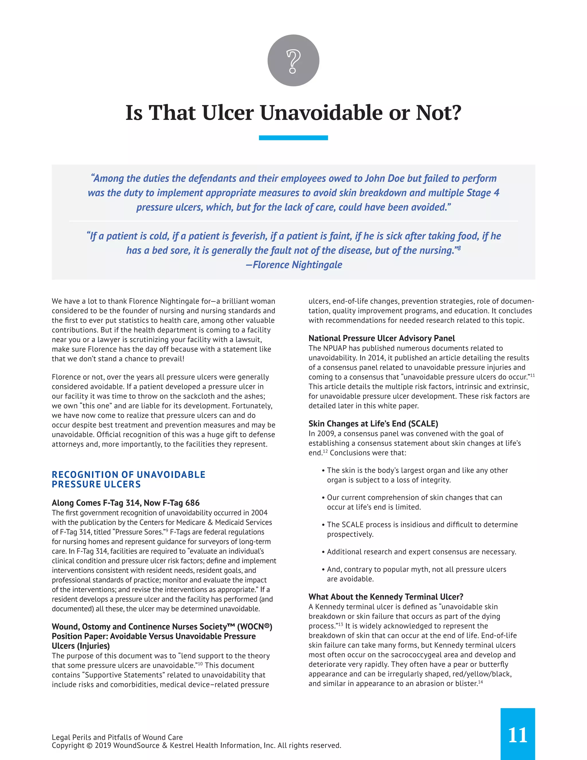 Legal Perils of Wound Care | PDF