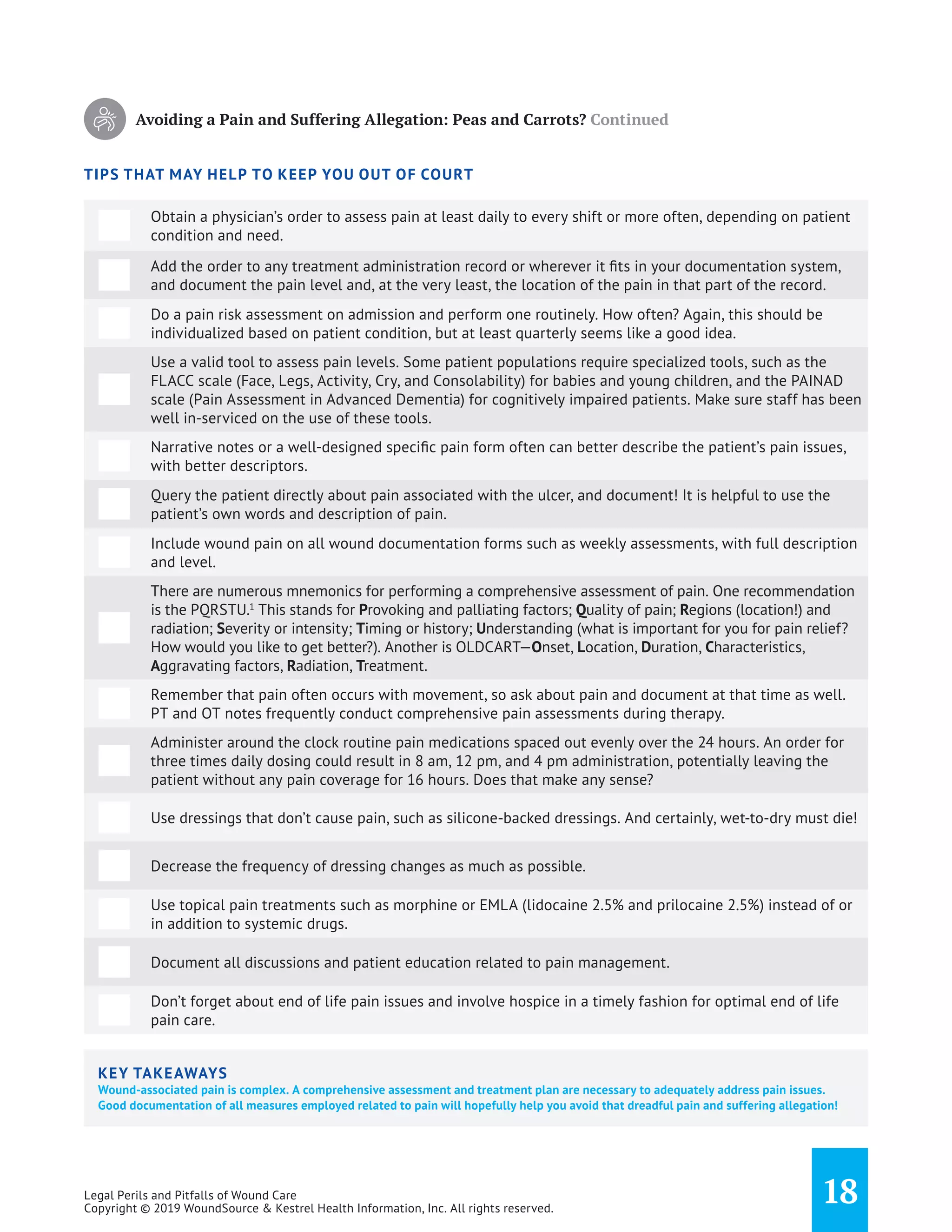 Legal Perils of Wound Care | PDF