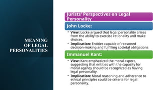 Legal Personality (Unit 2 - AI law and ethics) (1).pptx