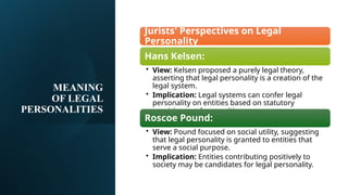 Legal Personality (Unit 2 - AI law and ethics) (1).pptx