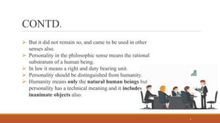 Legal person juri | PPTX