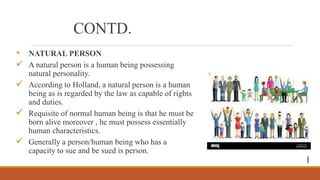 Legal person juri | PPTX