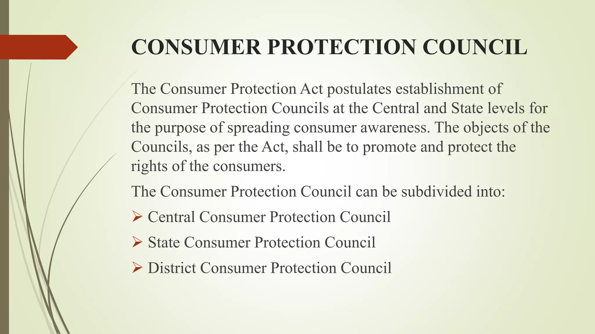 consumer protection act 1986 | PPTX