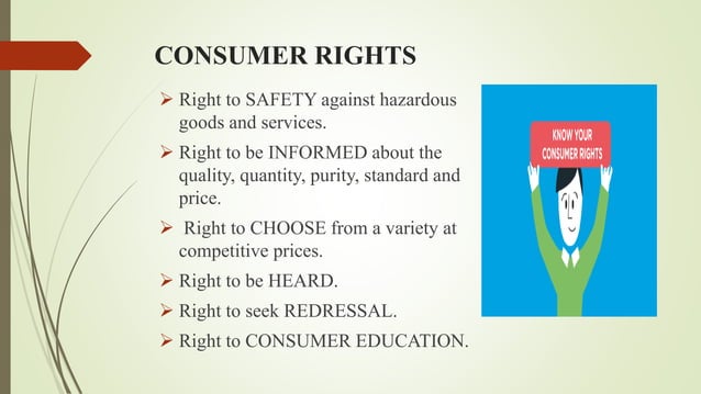 consumer protection act 1986 | PPTX | Consumer Issues | Business