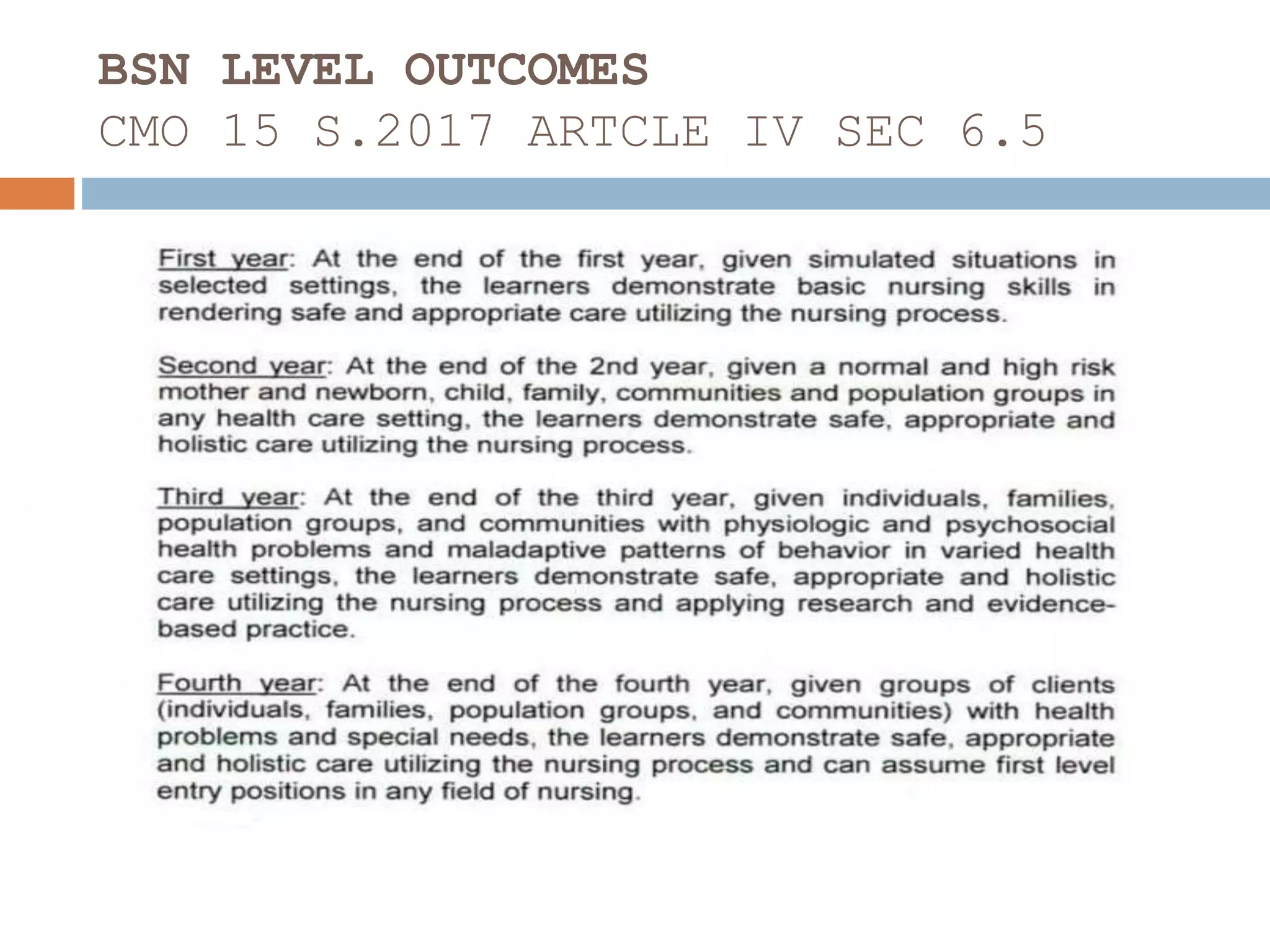 CMO 30 S.2001/CMO14 S. 2009/CMO 15 S 2017 COMPARISON | PPTX