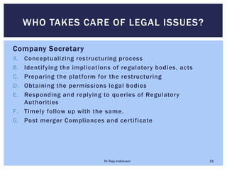 Legal procedure for mergers and Acquisitions | PPTX
