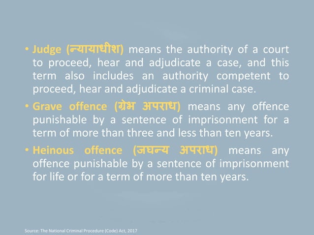 Legal procedure in criminal courts in Nepal | PPTX