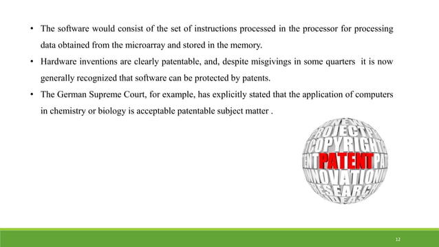 LEGAL PROTECTION OF INNOVATIVE USES OF COMPUTERS IN R & D.pptx ...