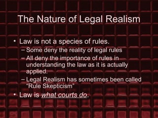 Legal realism | PPS