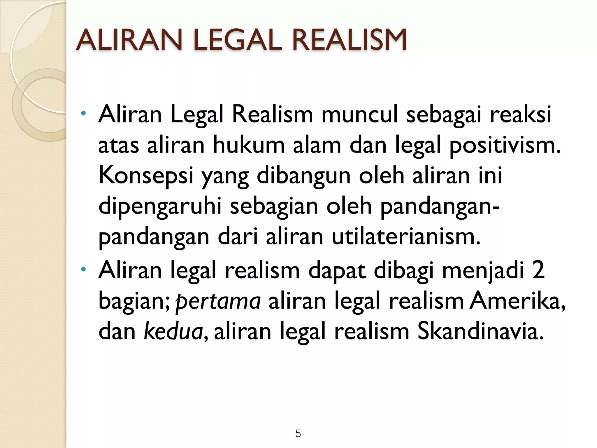 Legal realism ppt | PDF