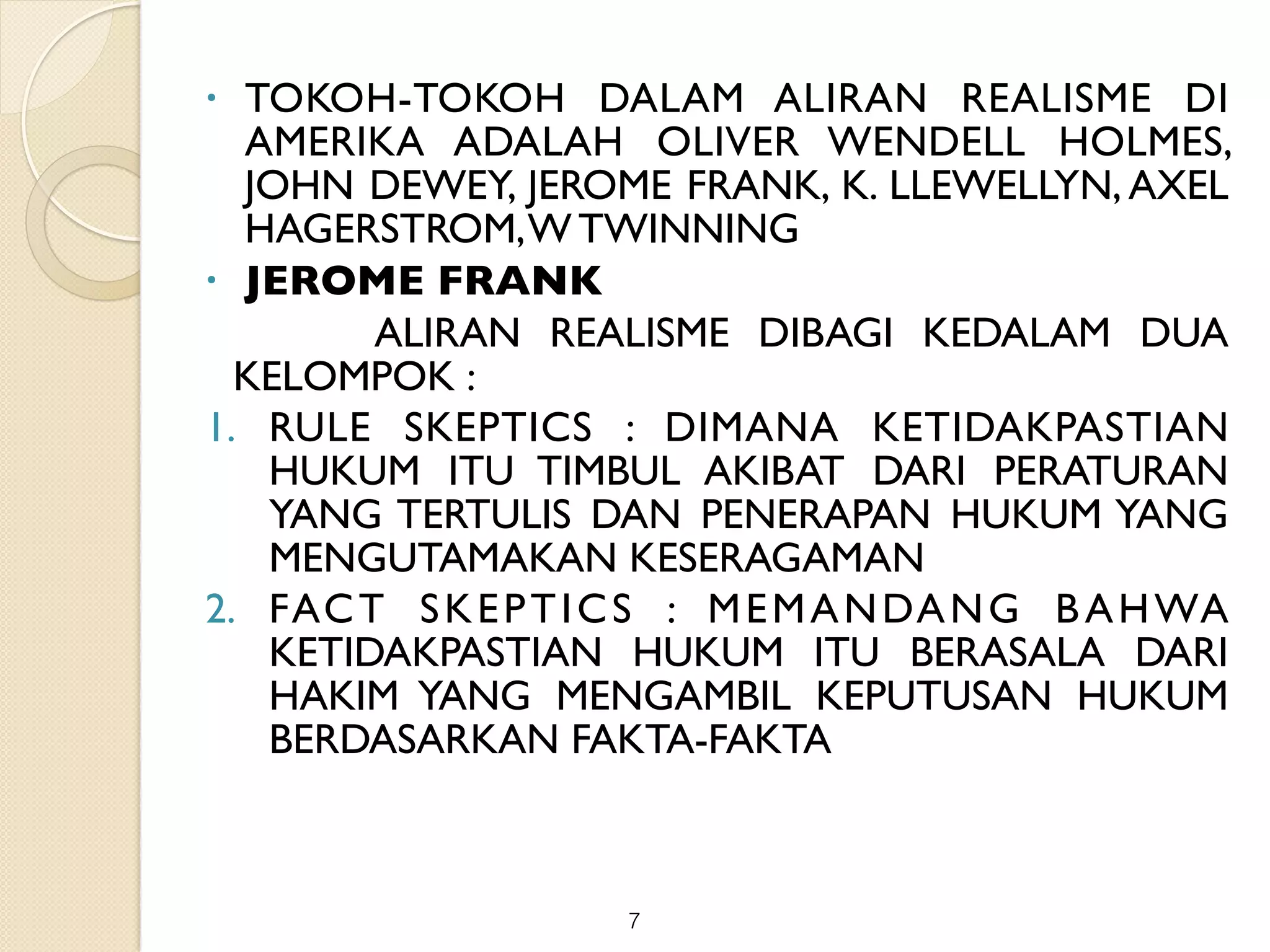 Legal realism ppt | PDF