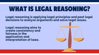 Legal Reasoning for Seminal U.S. Texts Constitutional Principles ...