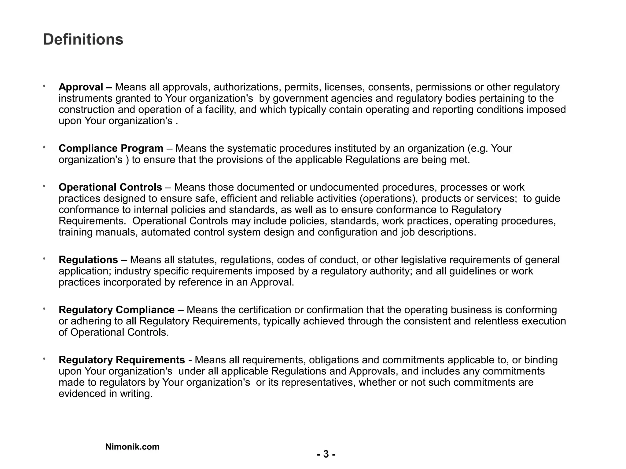 Legal Register / Compliance Obligations ISO 14001 | PPT