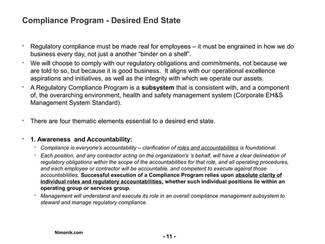 Legal Register / Compliance Obligations ISO 14001 | PPT