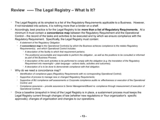 Legal Register / Compliance Obligations ISO 14001 | PPT