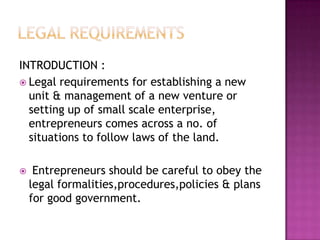 Legal requirements1 | PPTX