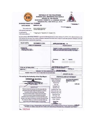 Legal requirements sample | DOC