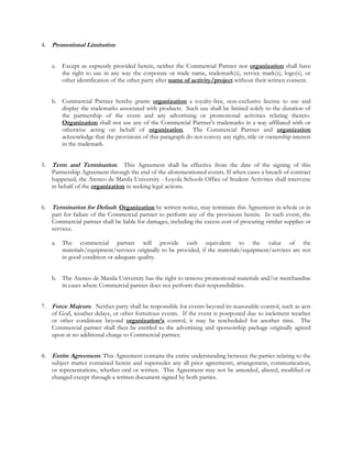 Legal requirements sample | DOC