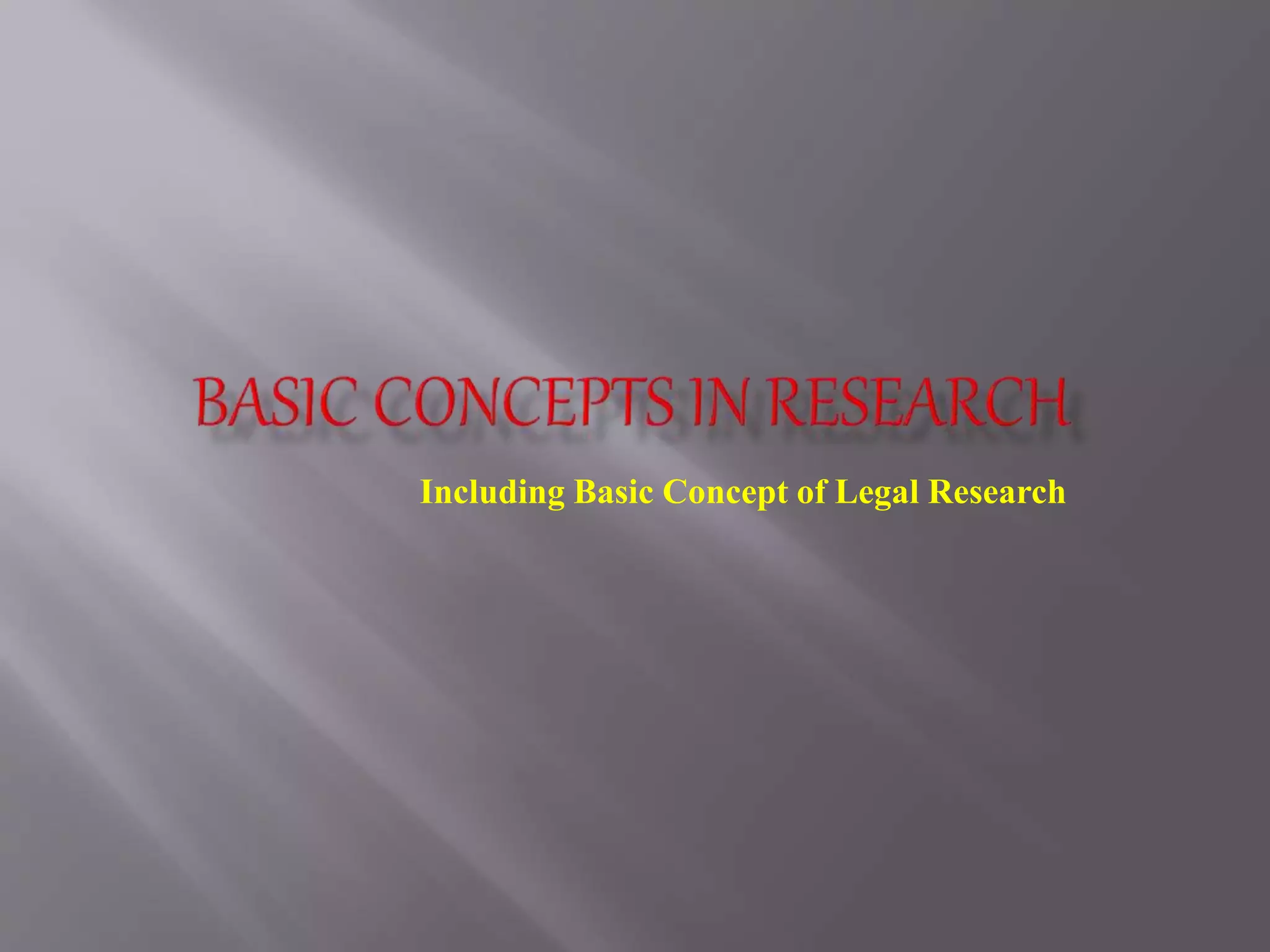 Legal research methodology | PPTX