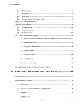 Legal Research Methods | PDF