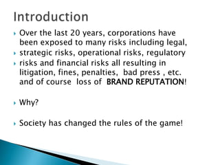 Intro to Legal Risk Management | PPTX