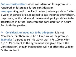 Legal Rules Regarding Consideration | PPTX