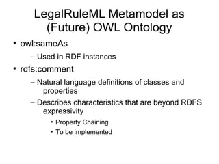 LegalRuleML Metamodel | PPT