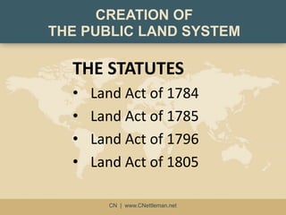 Legal Aspects and Land Surveying University Course | PPTX