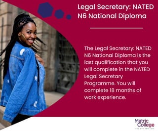 Legal Secretary NATED N6 National Diploma | PPT