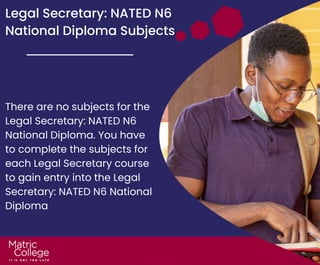 Legal Secretary NATED N6 National Diploma | PDF