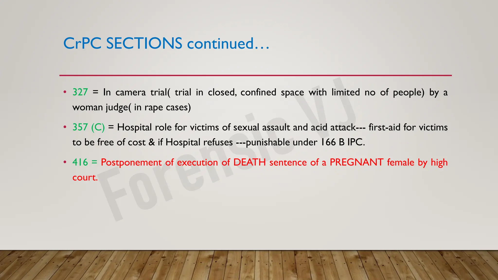 Legal Sections - FMT.pdf forensic medicine | PPT | Free Download
