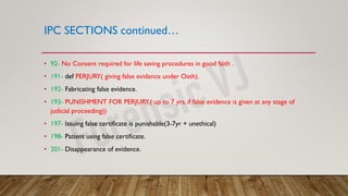 Legal Sections - FMT.pdf forensic medicine | PPT | Free Download