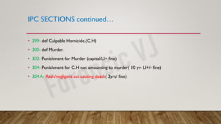 Legal Sections - FMT.pdf forensic medicine | PPT | Free Download