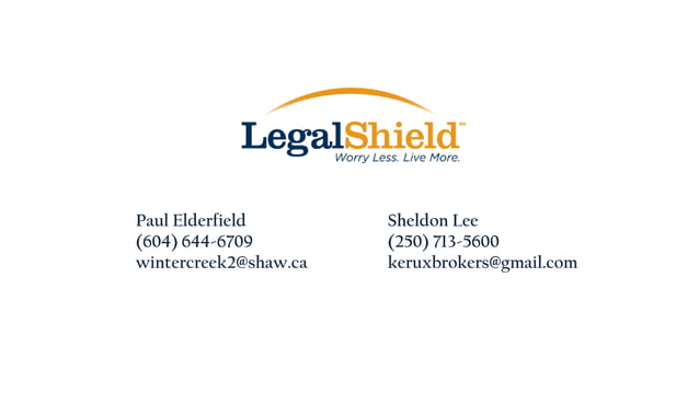 Legal shield family plan product overview | PPT